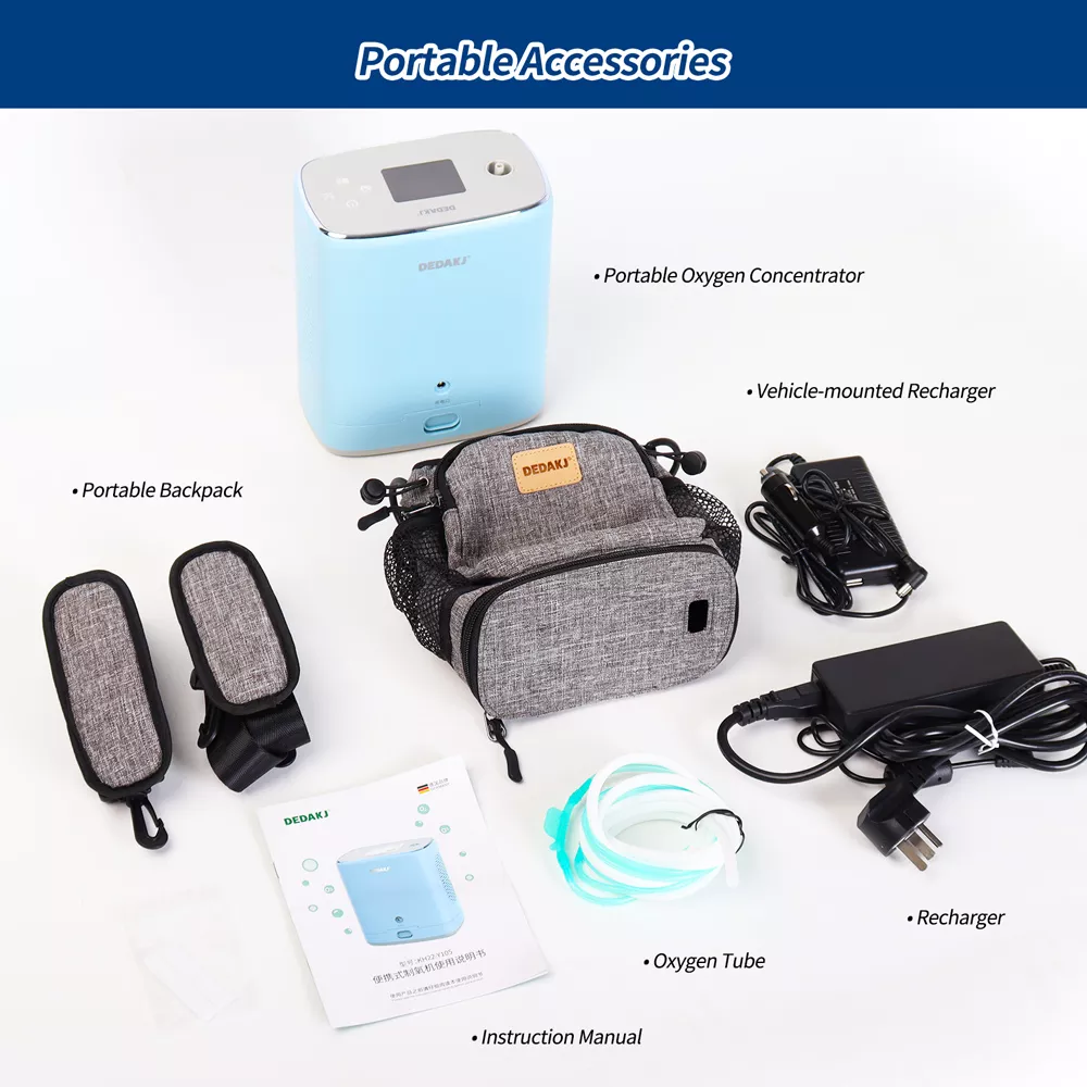 DEDAKJ 3 Liter Portable Oxygen Concentrator DE-Y105 – Oxygen ...